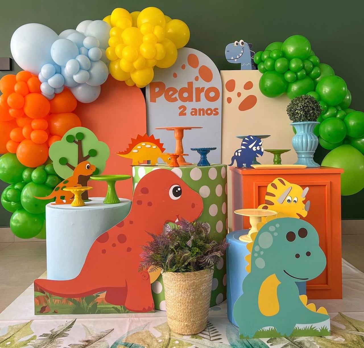 Confira 25 inspirações de decoração Dino Baby e prepare uma festa linda!