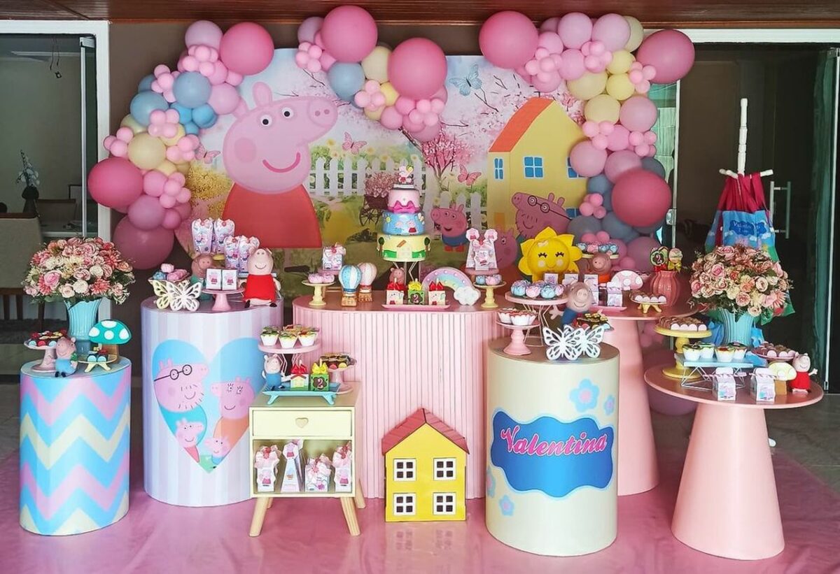 25 inspirações para uma festa Peppa Pig animada e divertida!