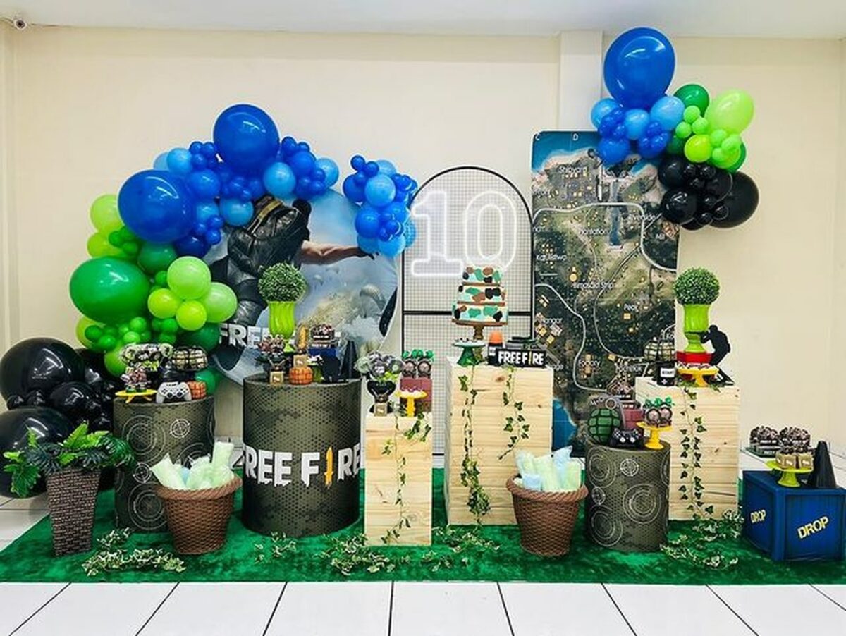Festa Free Fire: 25 ideias de decoração para um aniversário inesquecível